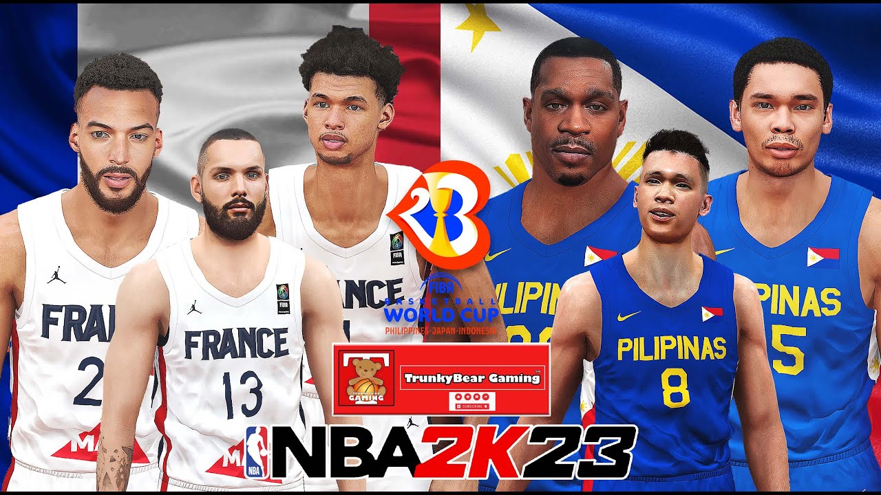 FIBA World Cup 2023 l France VS Gilas Pilipinas l NBA 2K23 PC Gameplay ...