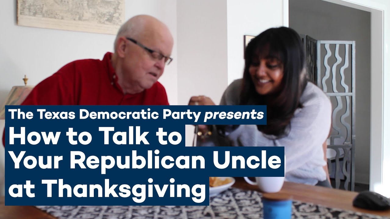 How to Talk to Your Republican Uncle During Thanksgiving - YouTube