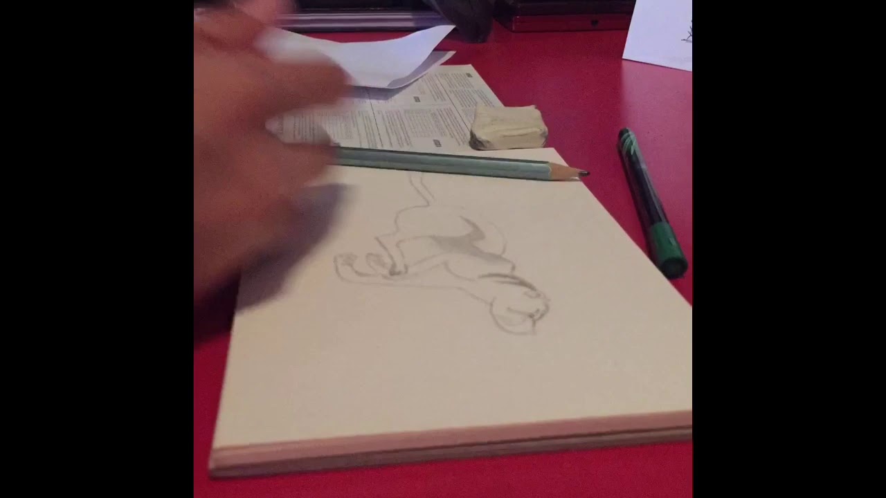 Drawing a cheater from a documentary of wildlife - YouTube