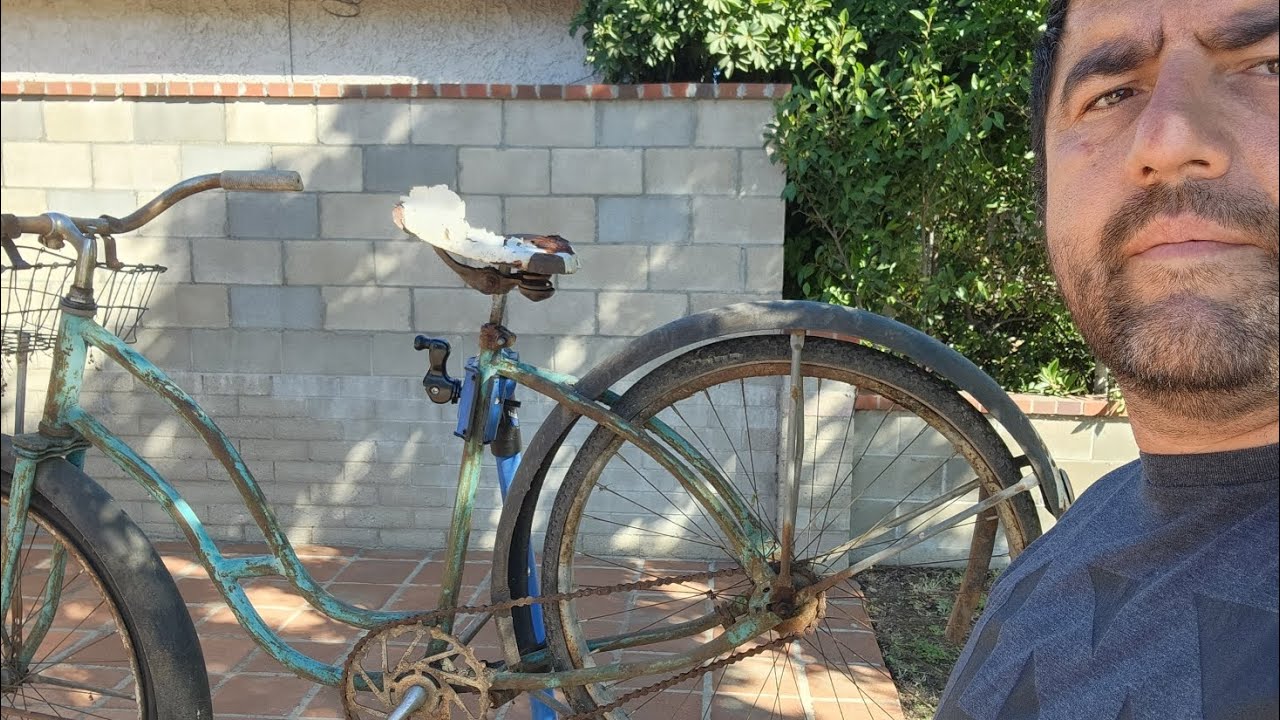 Trying to save a Pre WWII step through bike(skip tooth) - YouTube