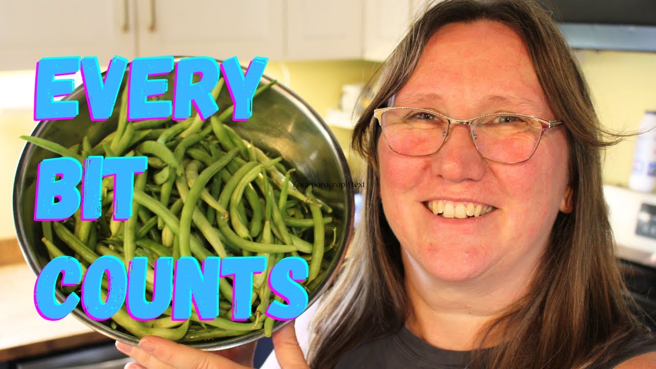 Every Bit Counts Challenge Week1 - Freezing Green Beans - Zucchini ...