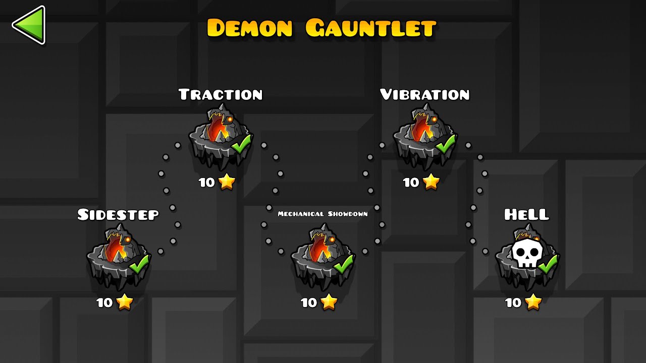 [Geometry Dash] Demon Gauntlet (All Coins) - YouTube