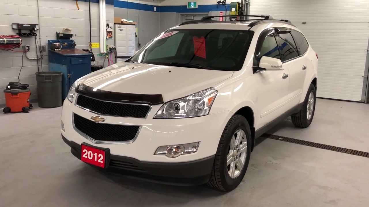 White 2012 Chevrolet Traverse 1LT Review Oshawa ON - Roy Nichols Motors ...