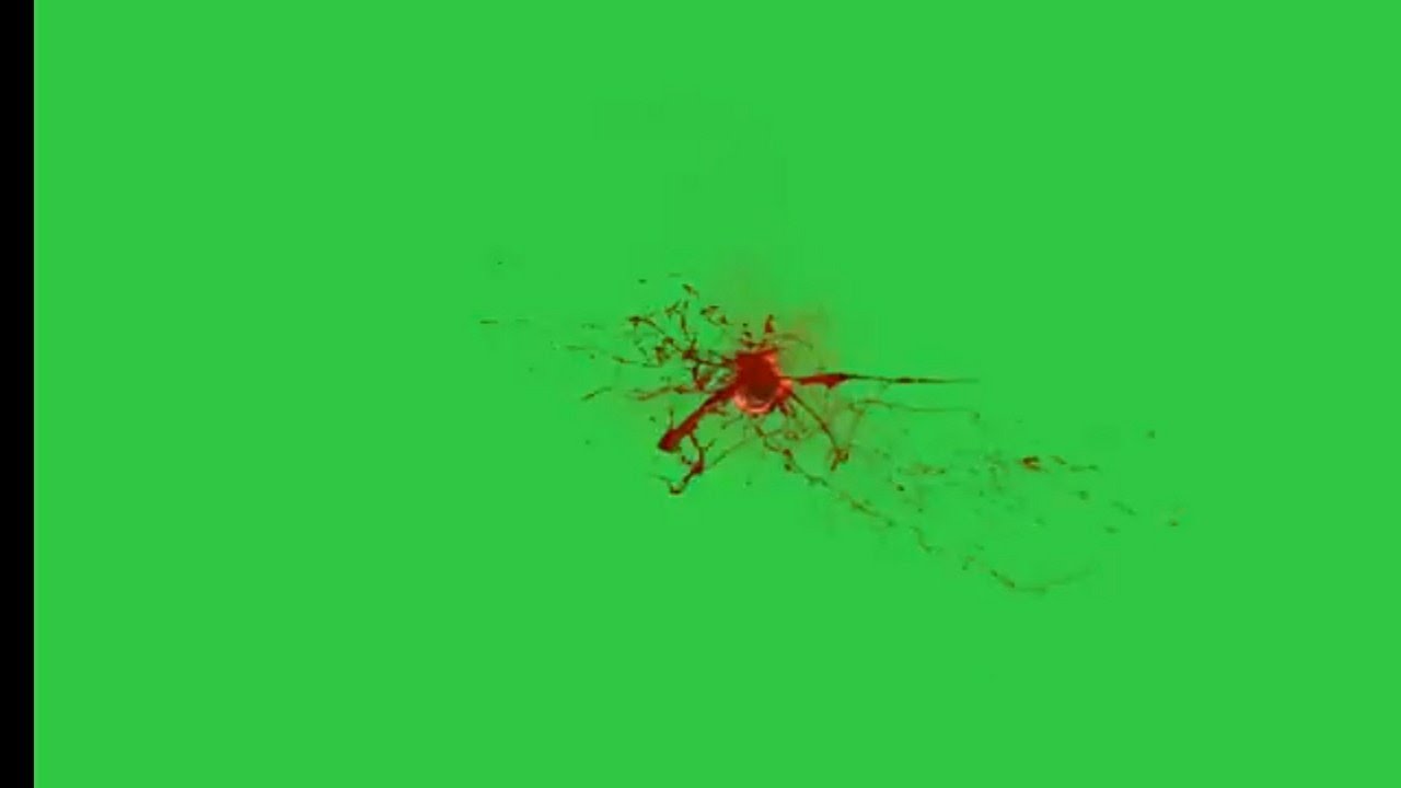 Green Screen Blood effect video - YouTube
