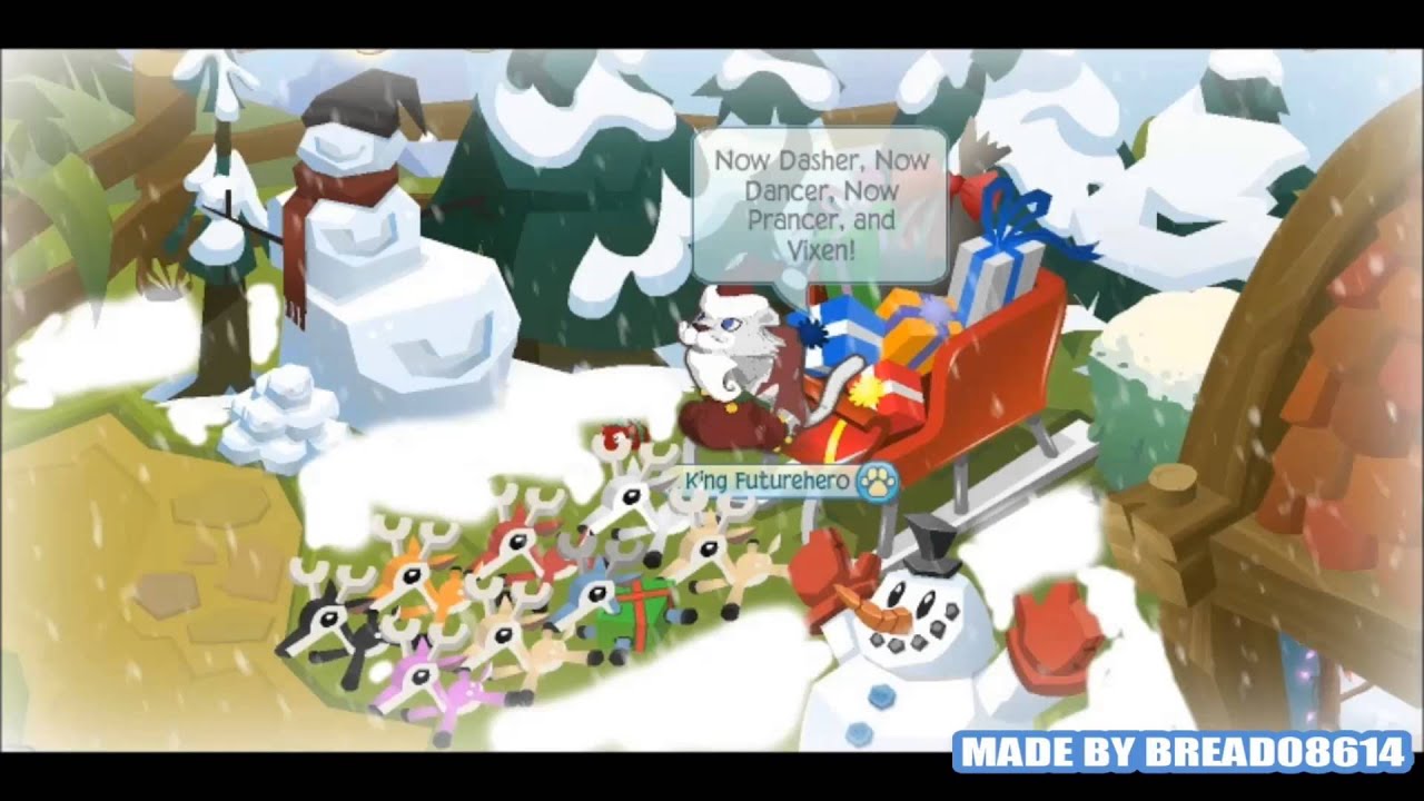 Animal Jam: Twas The Night Before Christmas In Animal Jam - YouTube