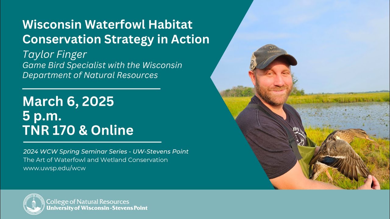 Wisconsin Waterfowl Habitat Conservation Strategy in Action - YouTube