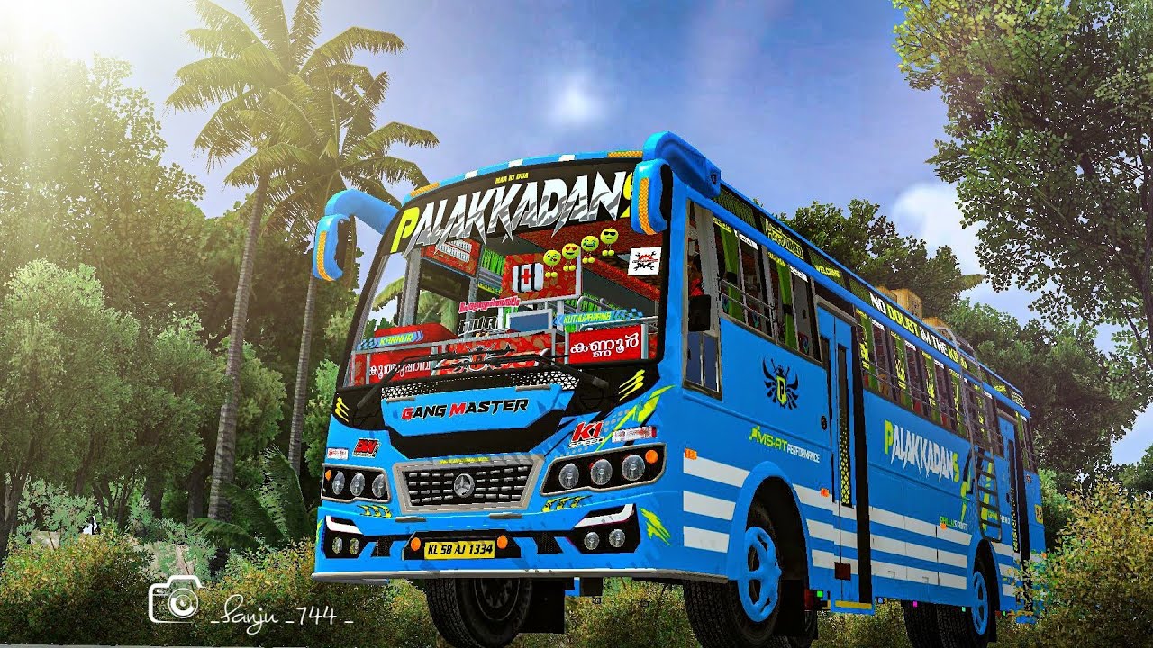 PALAKKADANS BUS LIVERY / MS GARAGE DVN BUS MOD / PRIVATE BUS LIVERY ...
