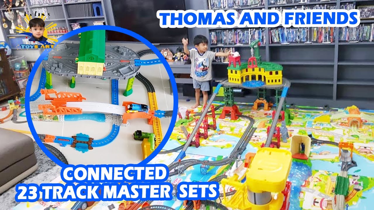 THOMAS AND FRIENDS : THOMAS HUGE LAYOUT - CONNECTED 23 TRACK MASTER ...