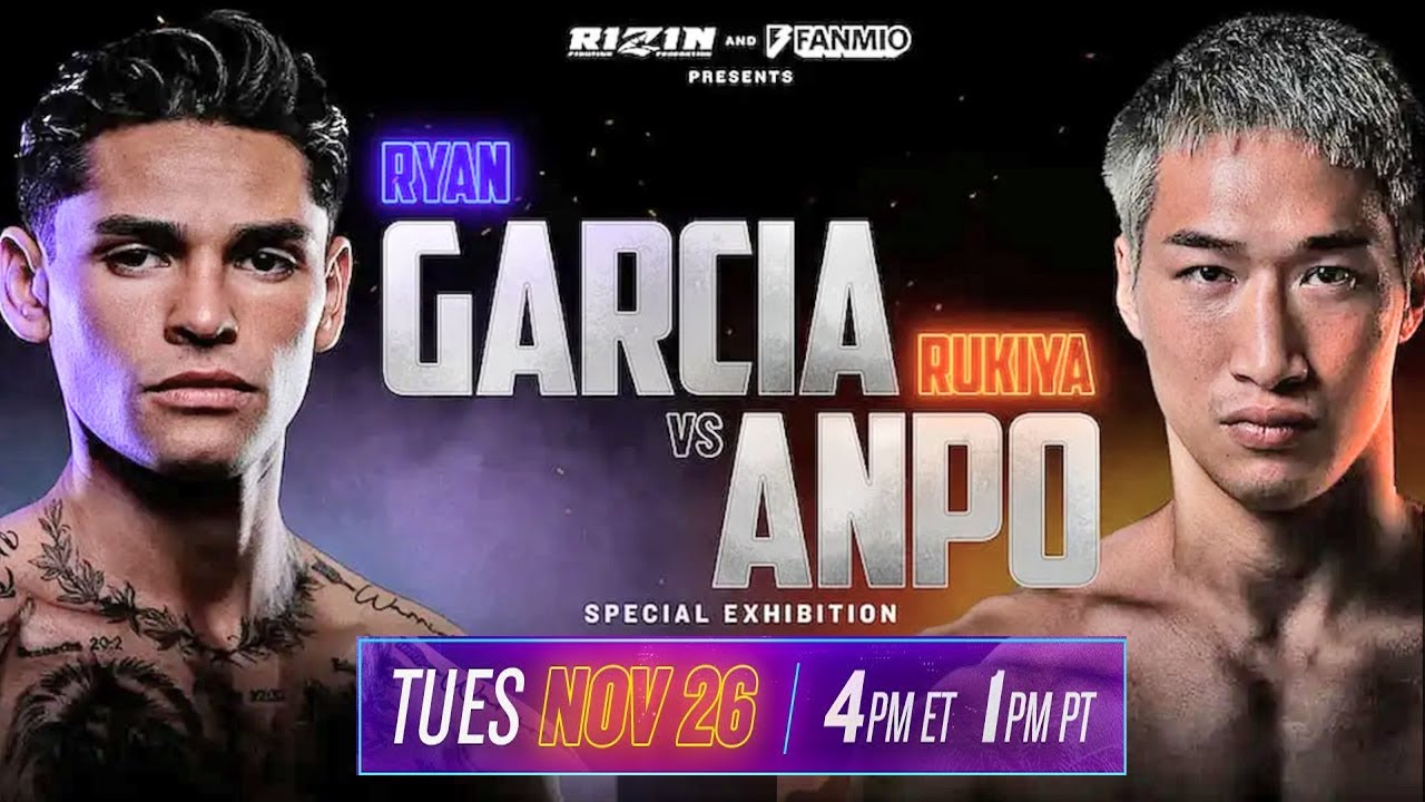 LIVE! - Ryan Garcia vs Rukiya Anpo FULL Press Conference & Face Off ...