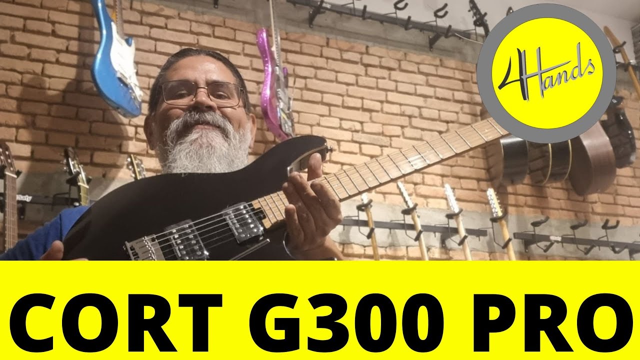 REVIEW E DEMONSTRAÇÃO GUITARRA CORT G SERIES G300PRO BLACK - YouTube