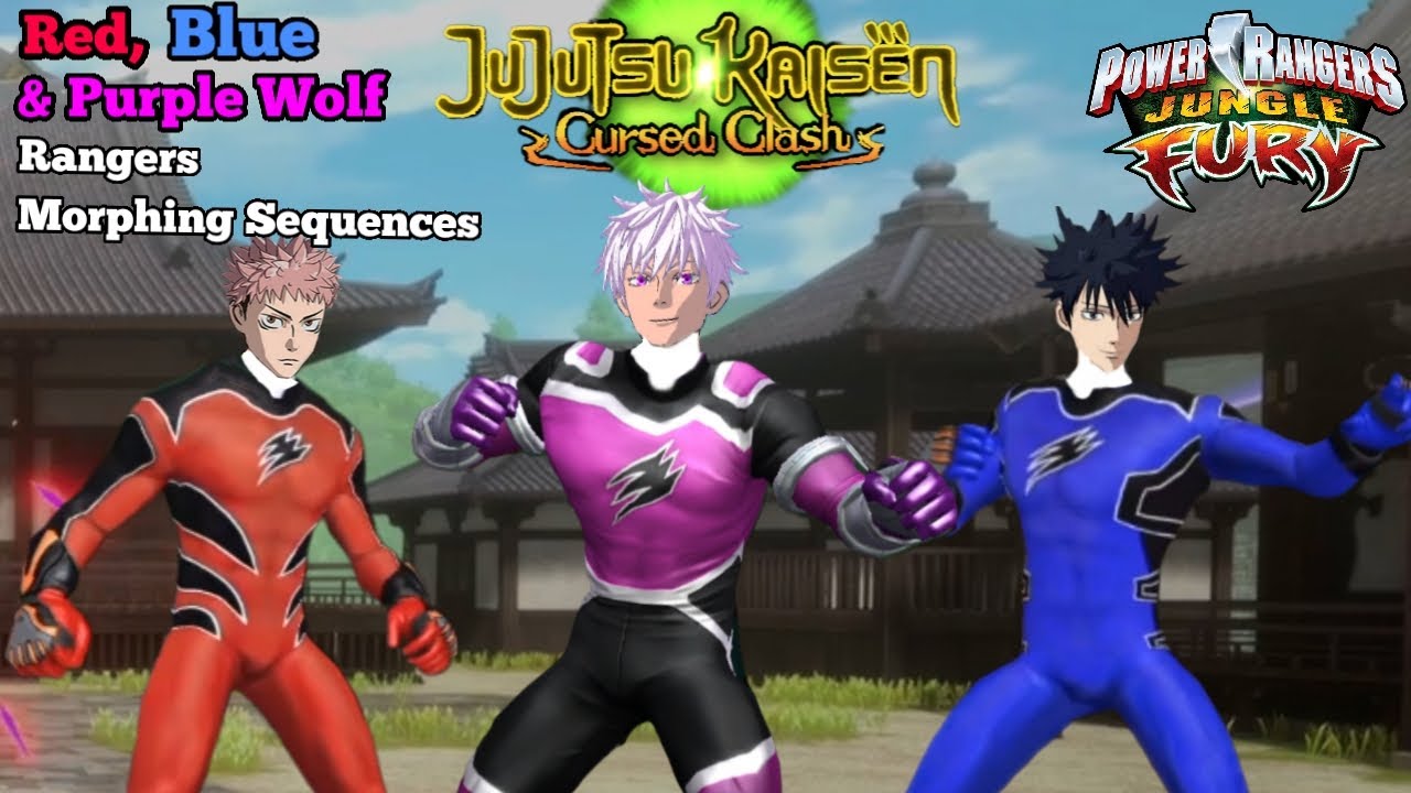 Jujutsu Kaisen Cursed Clash - Jungle Fury Red,Blue and Purple Wolf ...