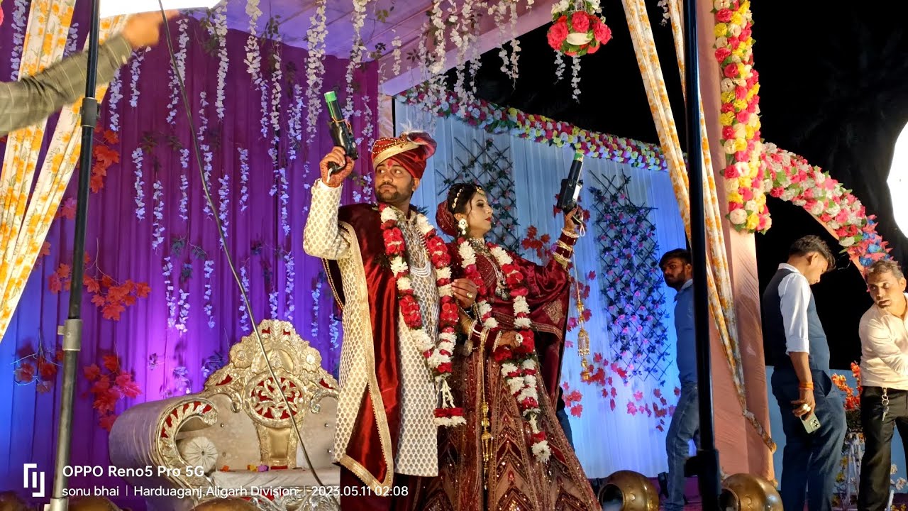 jay mala program me dulha . dulhan ne chalai pubg wali Gaun sonu bhardwaj jj - YouTube