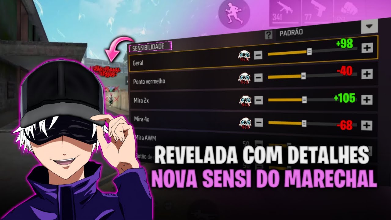 Revelada!! ⚙️ Sensi Do Marechal Completa Para Mobile Free Fire 2026 ...