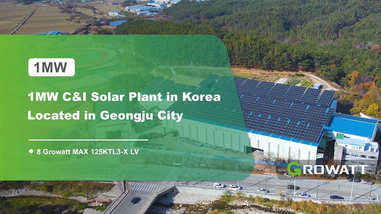 Powering the Future with Growatt: A 1MW PV System in Korea! - YouTube