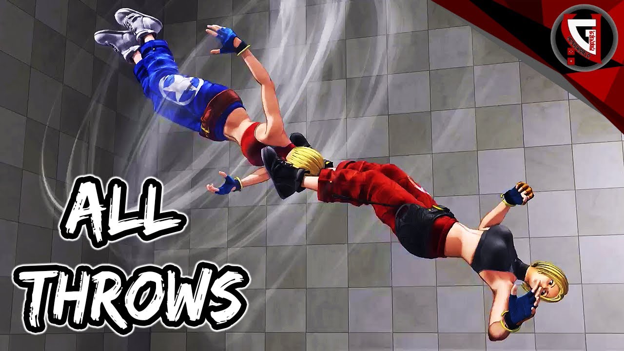 KOF XV Beta All Blue Mary Grab Animations - YouTube