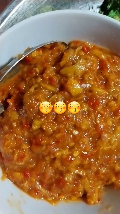 น้ำพริกกะปิใส่มะม่วงปลาทูทอดไข่ชะอม Cooking Food Snorts ชีวิตชนบท