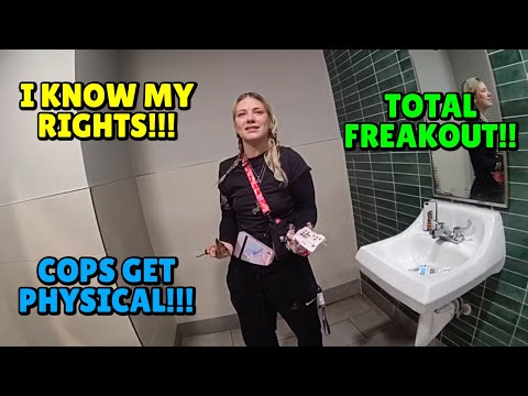 Entitled Girl Arrested for Refusing to Leave Bathroom -  West Palm Beach, Florida - April 2, 2025