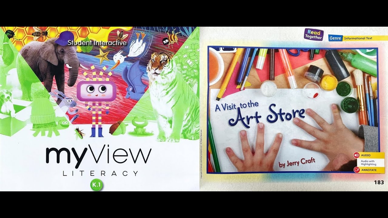 A Visit to the Art Store - myView Kindergarten, Unit 1, Week 5 - Read ...