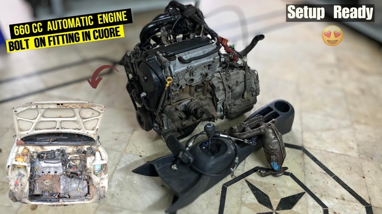 Duet 660cc Automatic Engine Setup !! Best Bolt On Fitting Engine For ...