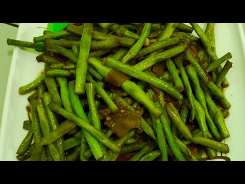 Adobong sitaw (String Beans Adobo) - YouTube