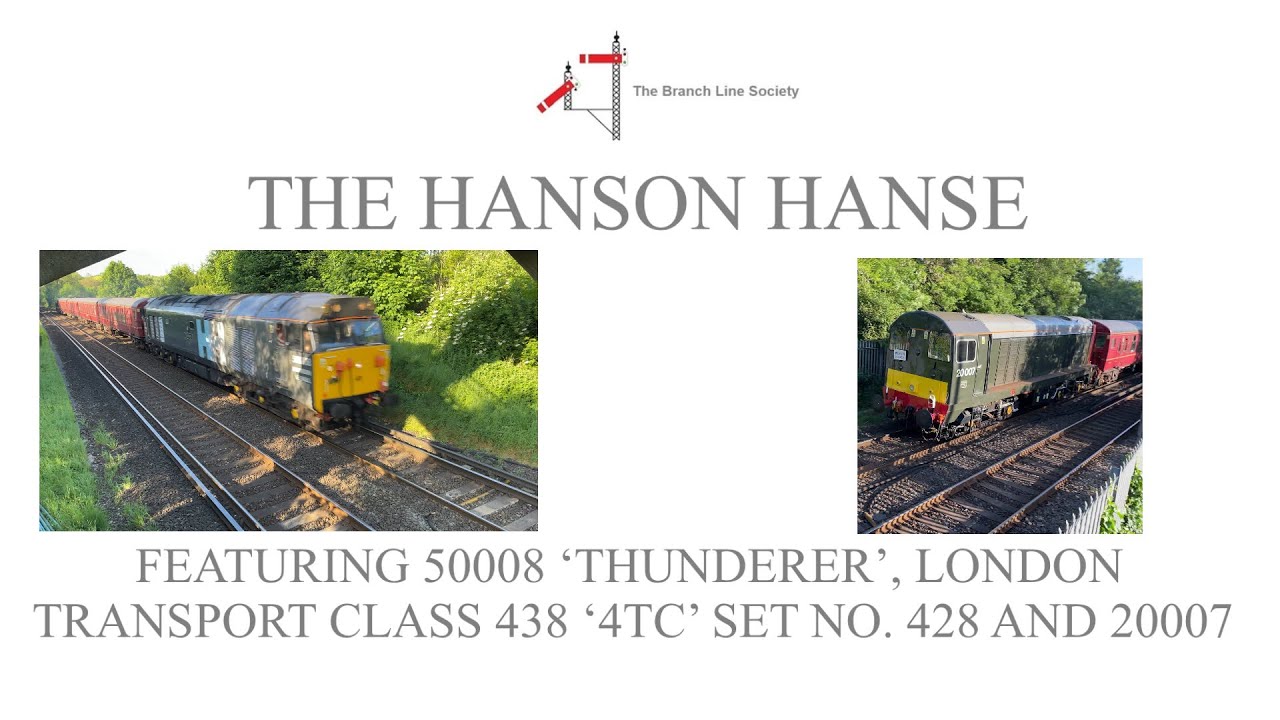 Class 50 + 20 + 438 / 4TC | 50008 ‘Thunderer’ + 20007 + 428 | The ...