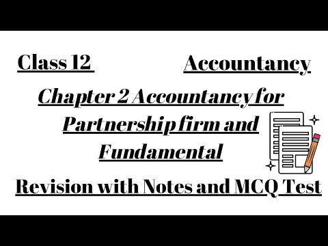 Class 12 Account Chapter 2 Accounting for Partnership firm and ...