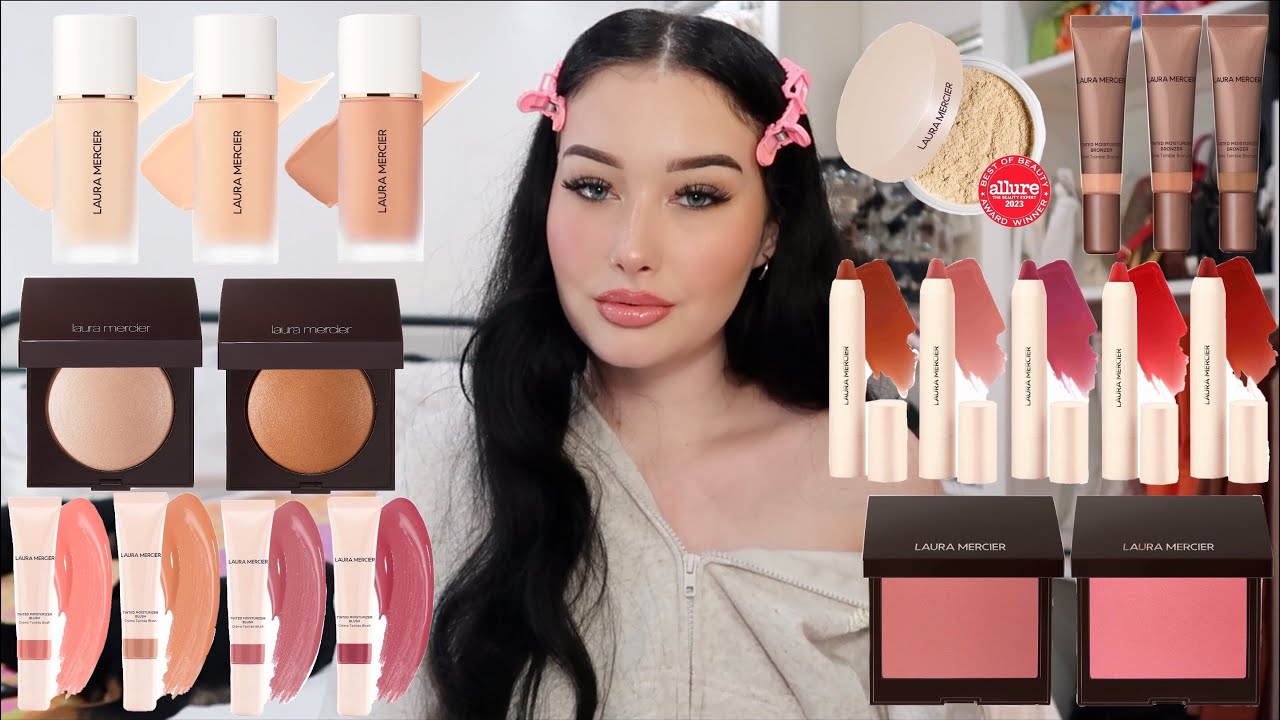 FULL FACE OF LAURA MERCIER MAKEUP (FIRST IMPRESSIONS) - YouTube