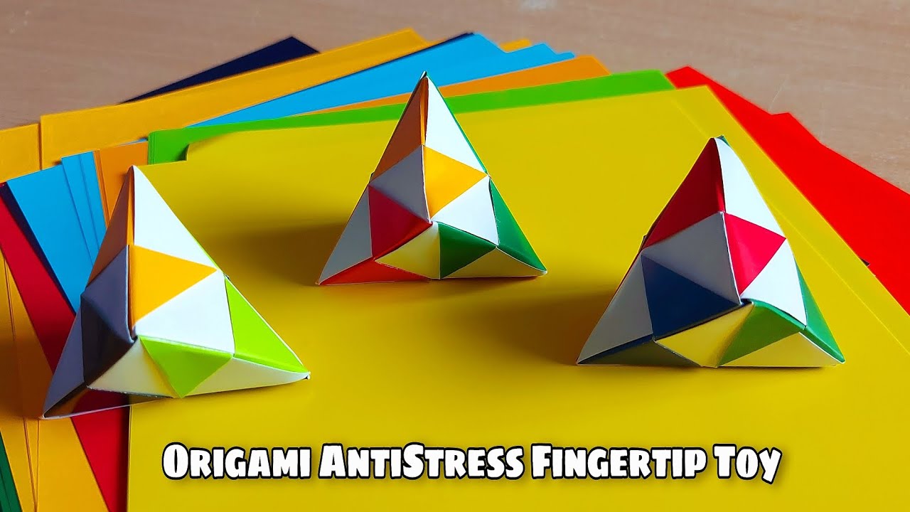 Origami Antistress Fingertip Toy|#diy #howtomake #diytutorial # ...