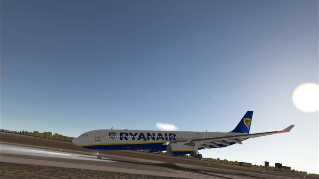 Hard RYANAIR Landing #swiss001landing - YouTube