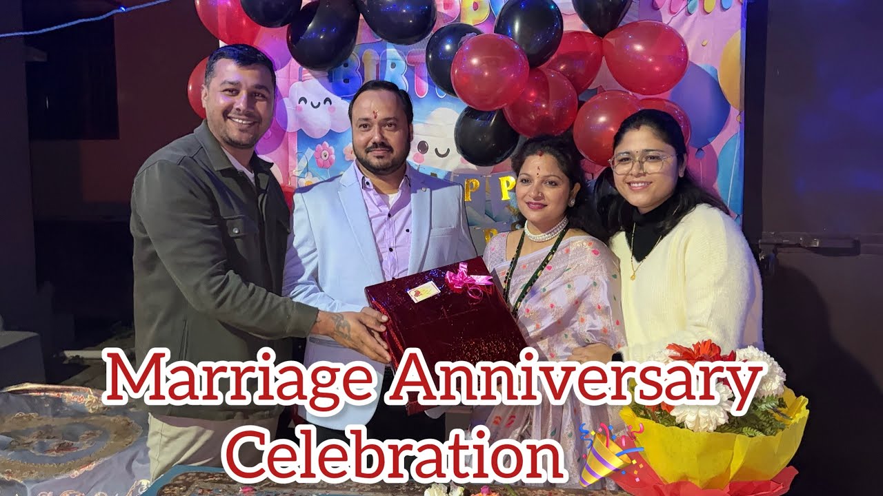 Marriage Anniversary Celebration🎉🪅Get-together after very long time🤗 ...