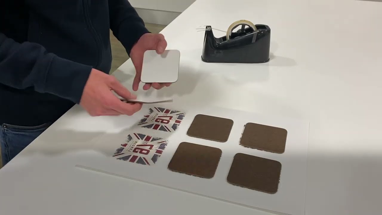 How to Sublimate Coasters - YouTube