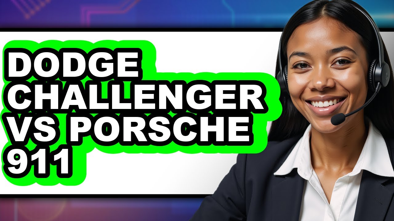 Dodge Challenger vs Porsche 911: Which is Better? - YouTube