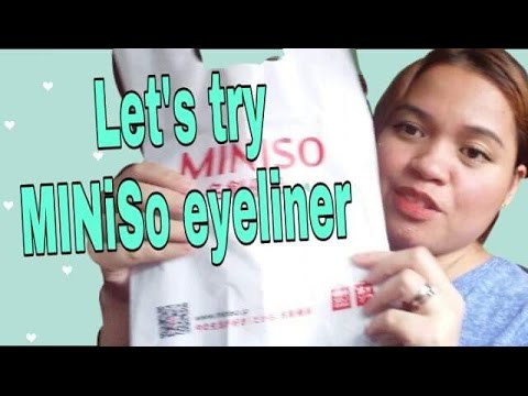 MINISO EYELINER |vloG #78|SabrinaXoxo - YouTube
