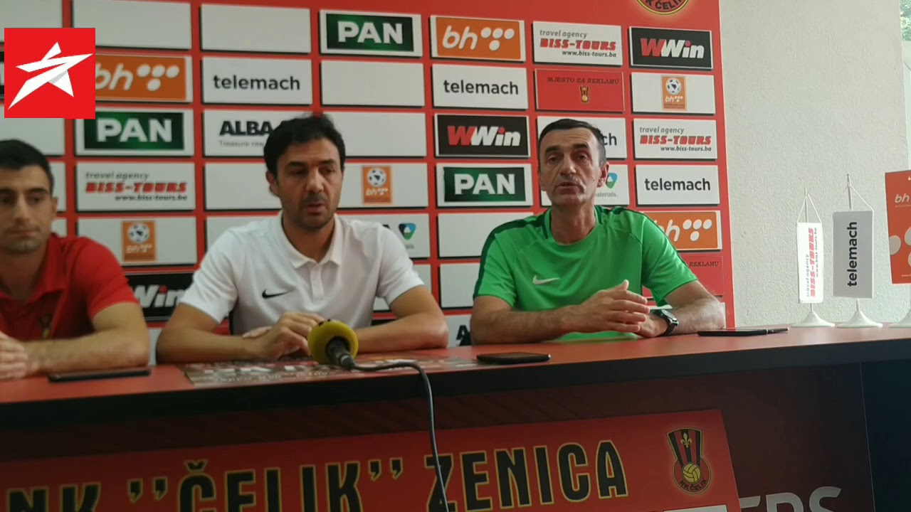 Hasan Ozer, trener NK Čelik pred meč sa Tuzla Citiyem - YouTube