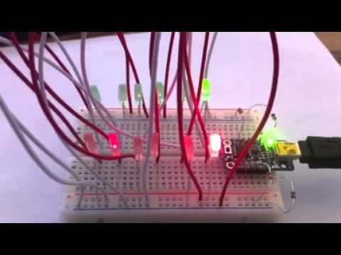 4 Pin - 12 LED - Charlieplexing - 2x LEDs - YouTube