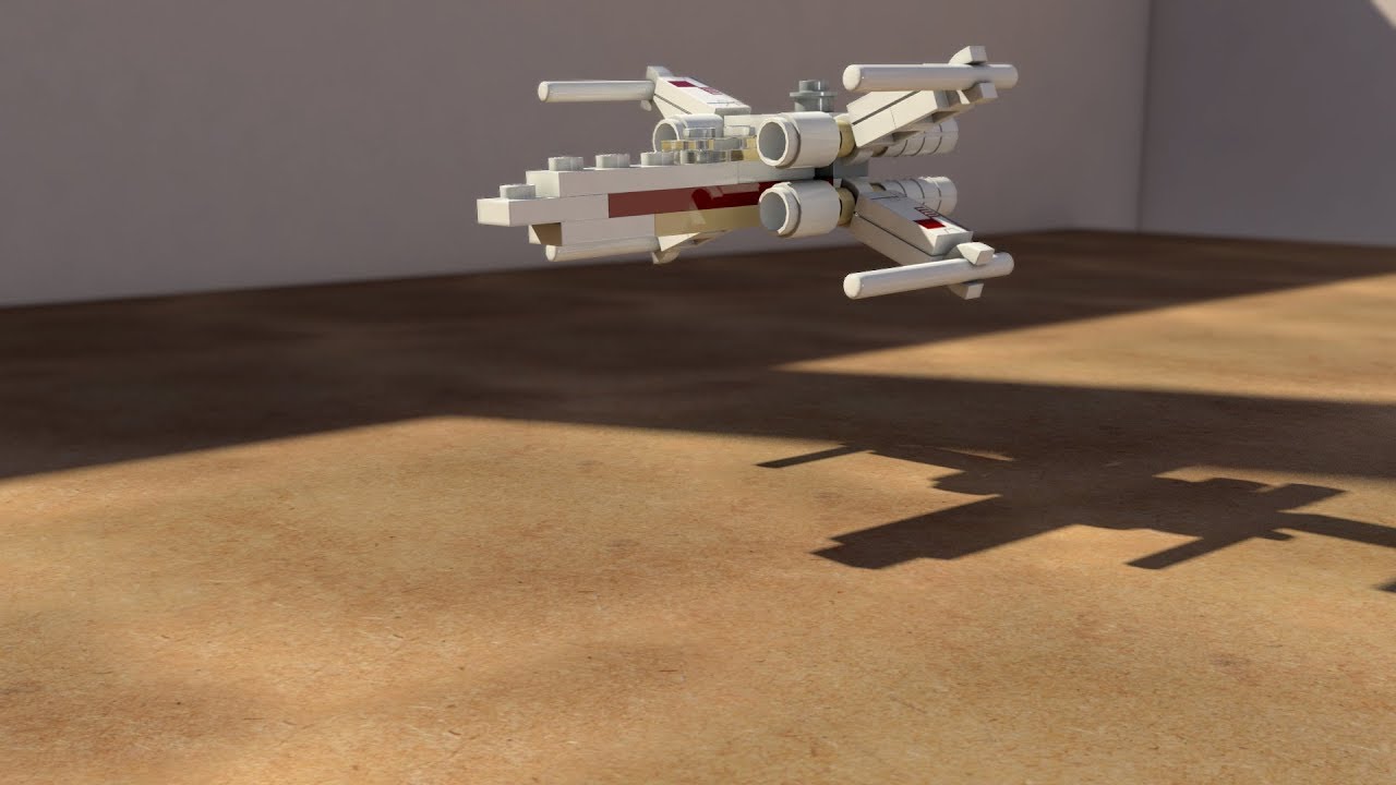 Lego Star Wars 6953 X-wing Fighter - Assembly Animation - YouTube