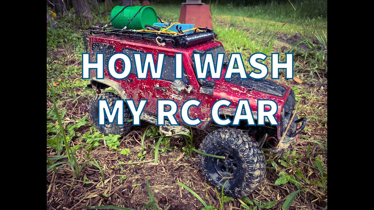 How I wash my RC JEEP 4x4 car - YouTube
