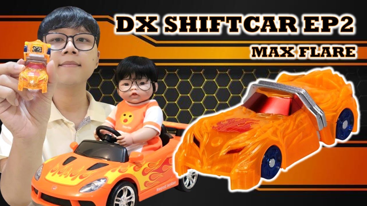 รีวิวชิฟท์คาร์มาสไรเดอร์ไดรฟ์ ตอนที่ 2 DX Max Flare Shift Car - YouTube