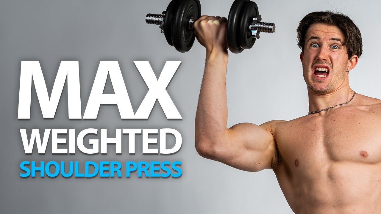 I Tried My Max Shoulder Press - YouTube