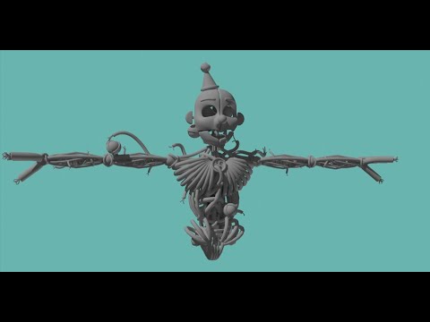 Modeling FNaF Character ENNARD! PART 5 [FNaF Model] - YouTube