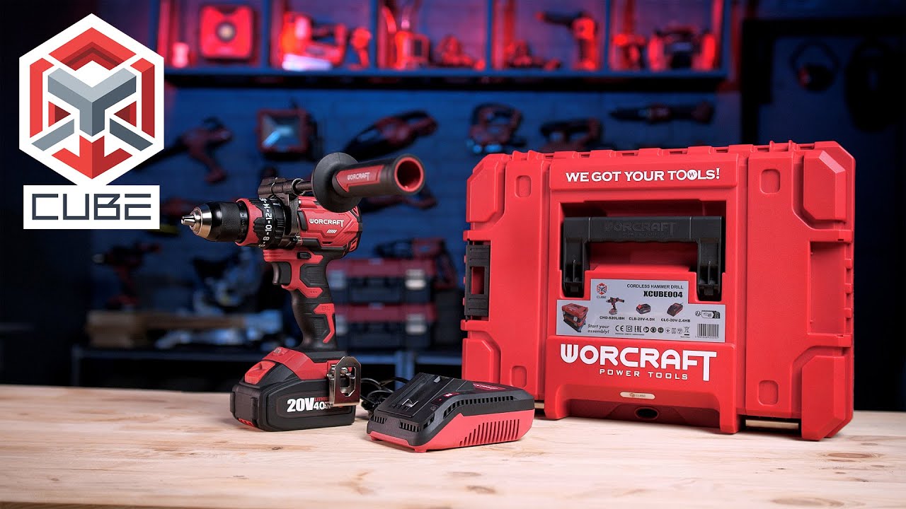 XCUBE 004. IMPACT DRILL CHD-S20LiBH+SINGLE 4.0 - YouTube