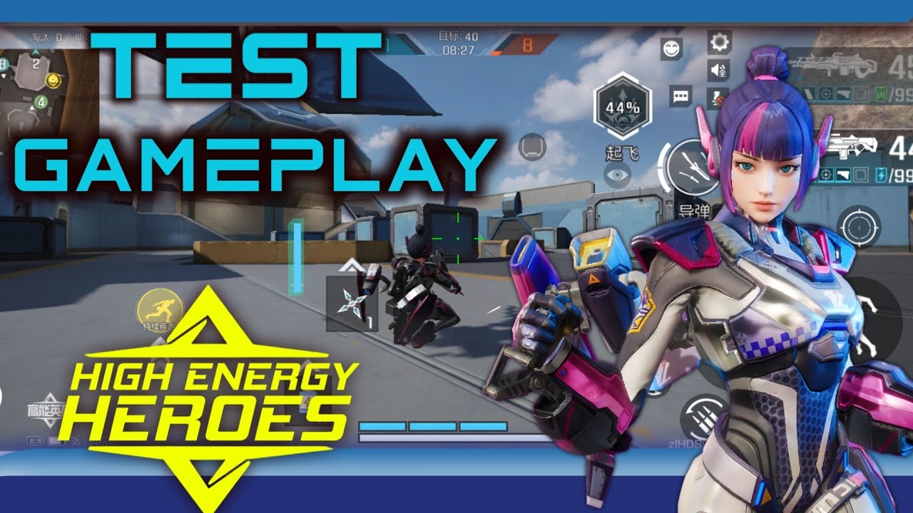 New Character Test in 6V6 mode | High Energy Heroes - YouTube