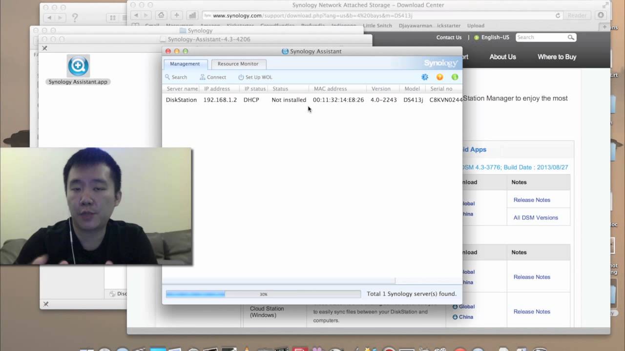 How to Setup Synology DS413j - Installing DiskStation Manager - YouTube