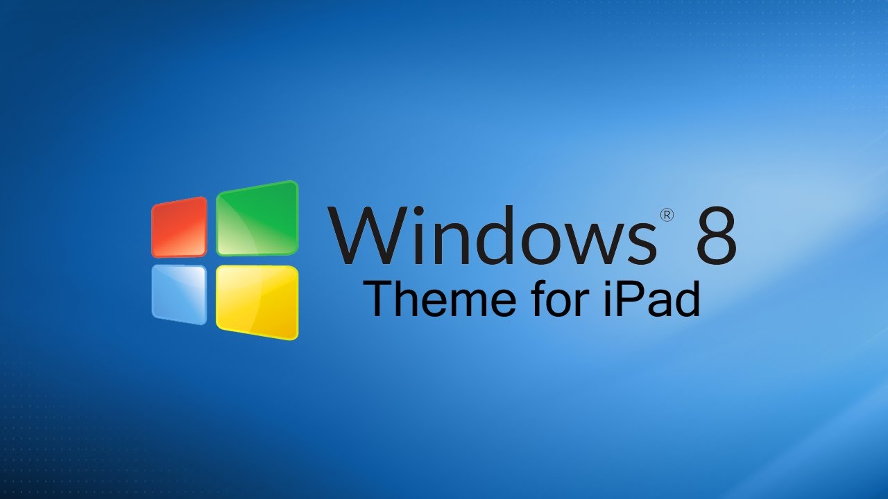 WinPad8 for iPad - Theme Thursday - YouTube