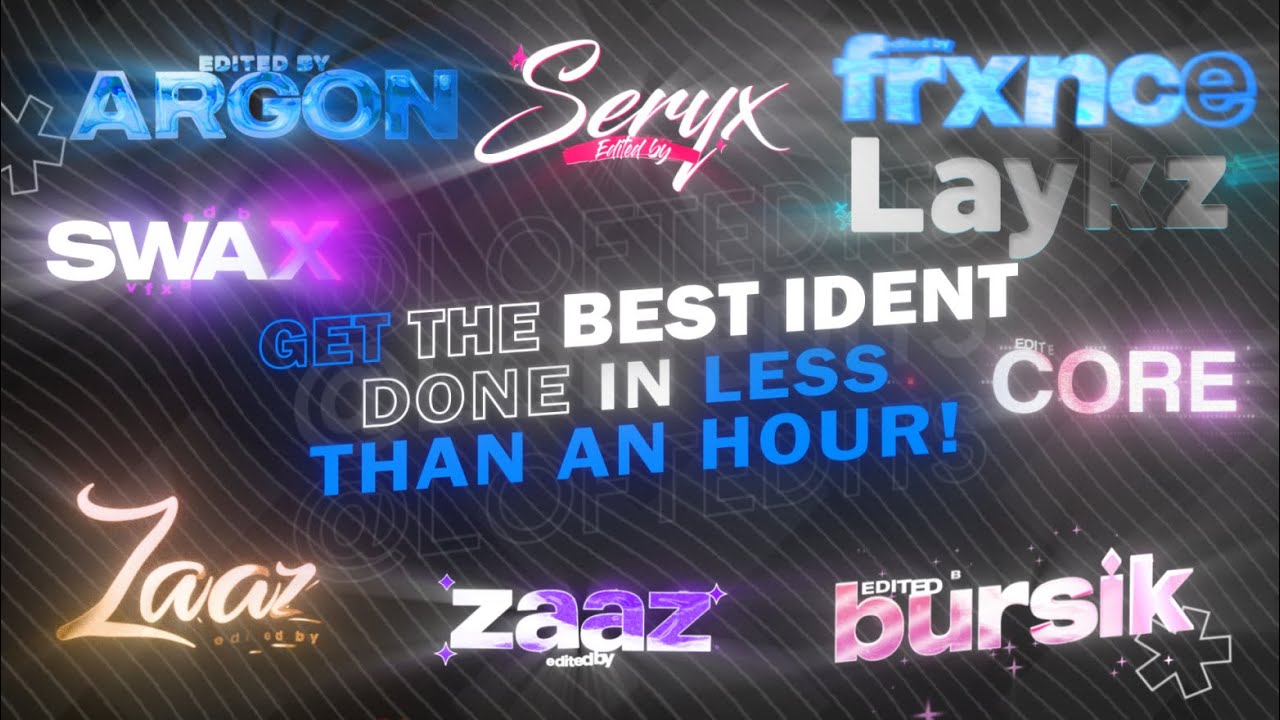BEST *FREE* INTRO IDENT TEMPLATES! 🔥 🥶 - YouTube