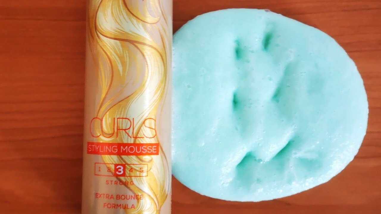 How To Make Slime With Hair Mousse | Fluffy Slime - YouTube