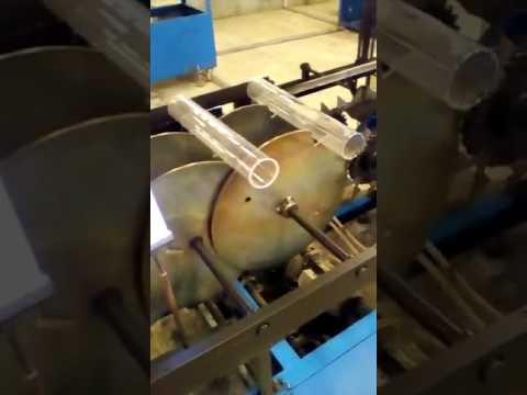 cylinder body forming machine - YouTube