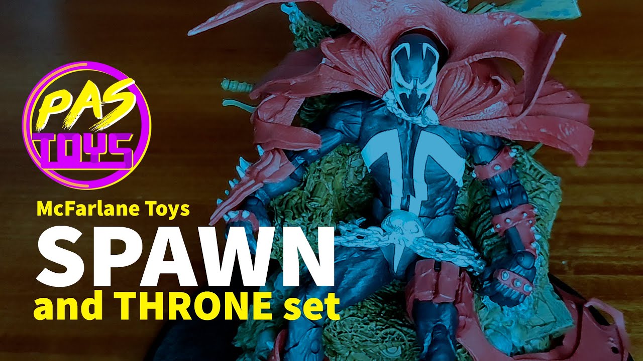 SPAWN and Throne set -McFarlane Toys- - YouTube