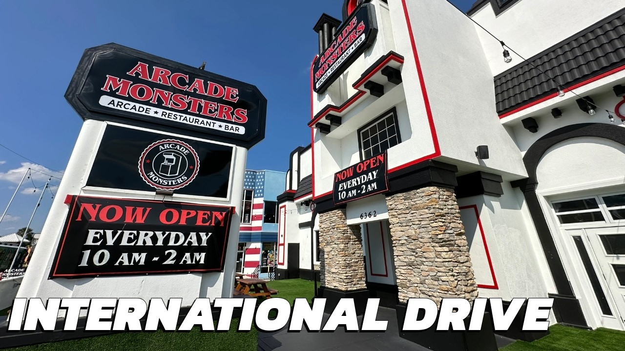 Arcade Monsters International Drive | Orlando, Florida - YouTube
