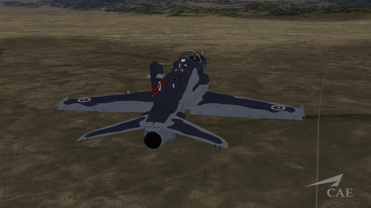 CAE Medallion-6000XR Visual System - YouTube